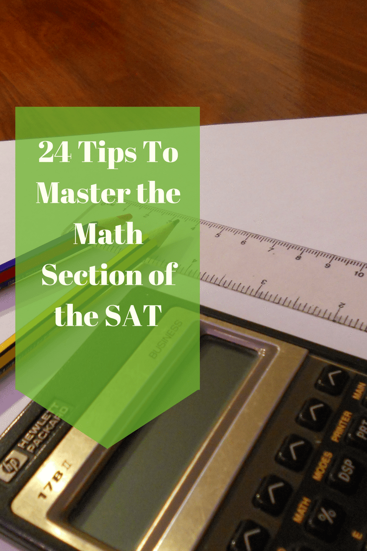 24 Tips to Master SAT Math - Pinterest - Strive Academics