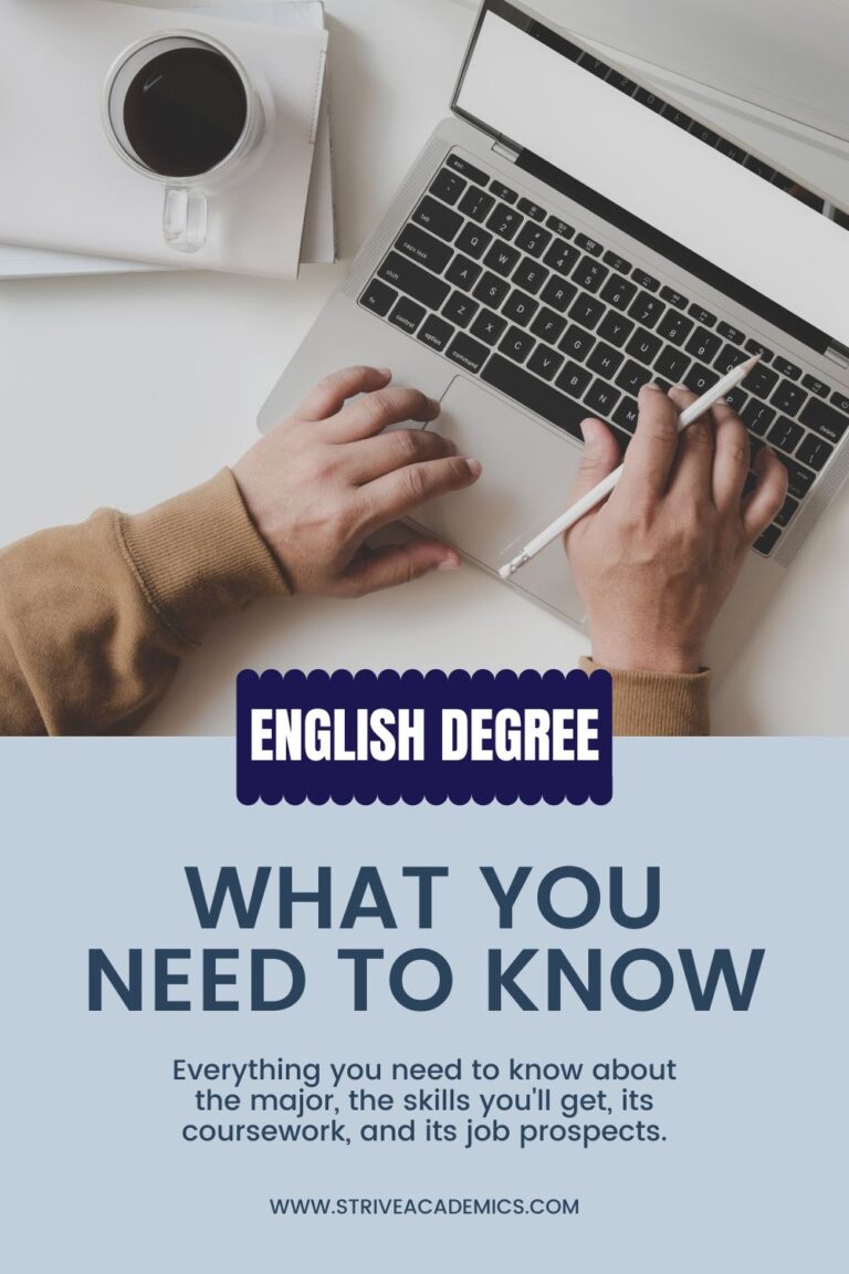 English Degree Info - Strive Academics