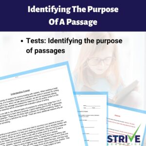 How To Identify The Purpose Of A Passage – Strive Academics
