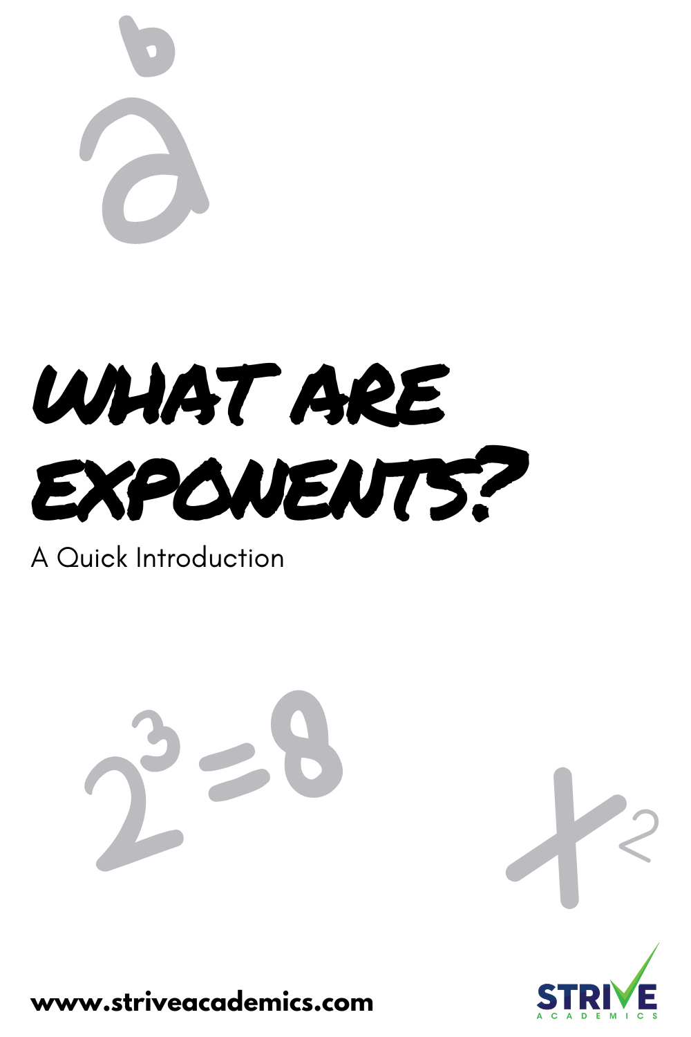 Exponents Intro Pin Strive Academics